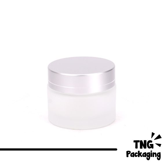 Pot Cream Kaca Frosted - 30ml - TNG Packaging : Kemasan skincare, Wadah ...