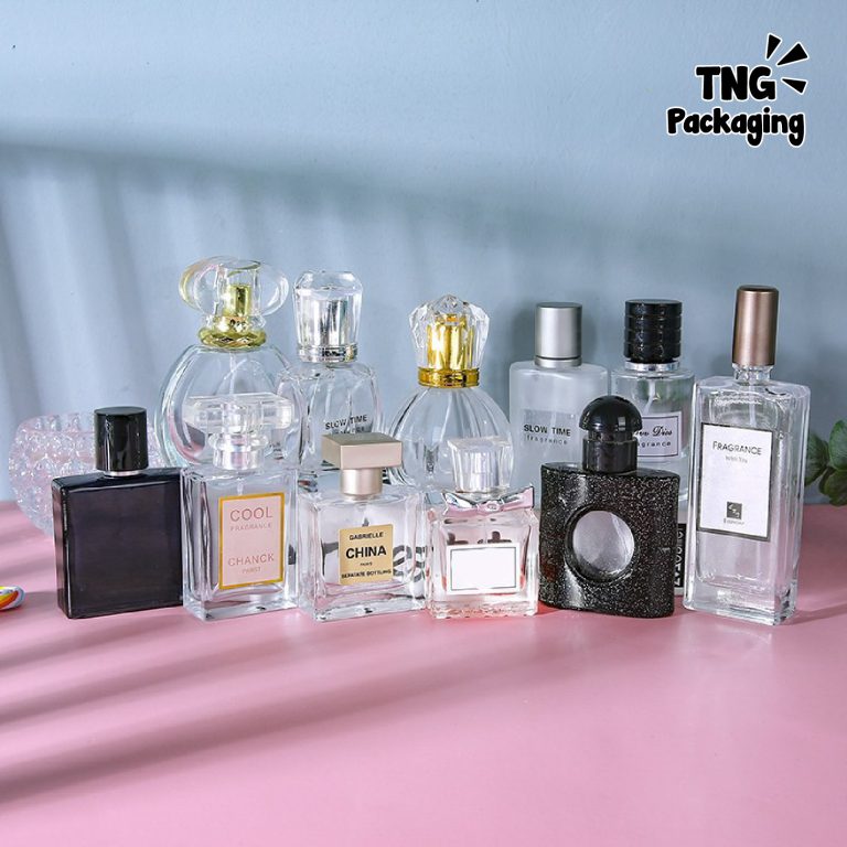 Botol Parfum Kaca Kotak Clear - 25ml - TNG Packaging : Kemasan skincare ...