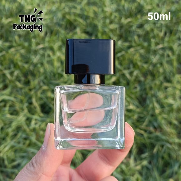 Botol Parfum Kaca Tutup Hitam - 30ml 50ml - TNG Packaging : Kemasan ...