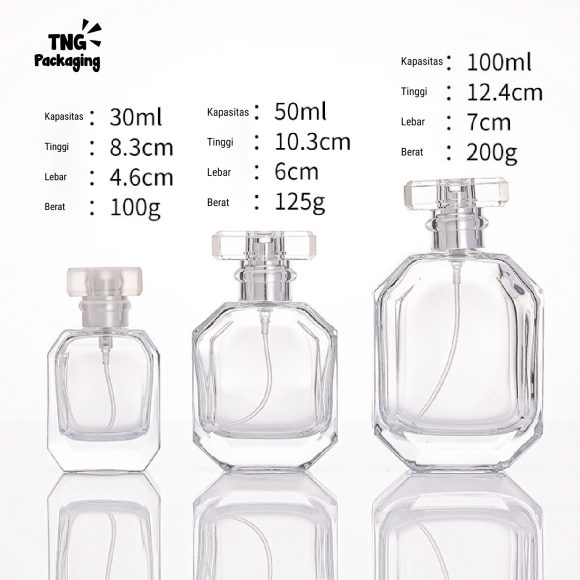 Botol Parfum Kaca Double Wall - 30ml 50ml 100ml - TNG Packaging ...