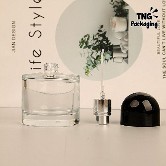 Botol Parfum Kaca Tutup Bulat - 50ml - TNG Packaging : Kemasan skincare ...