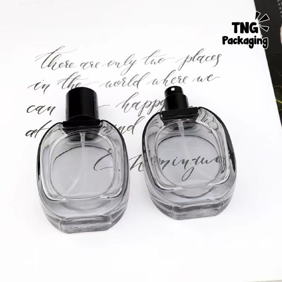 Botol Parfum Kaca Spray Hitam - 30ml - TNG Packaging : Kemasan skincare ...