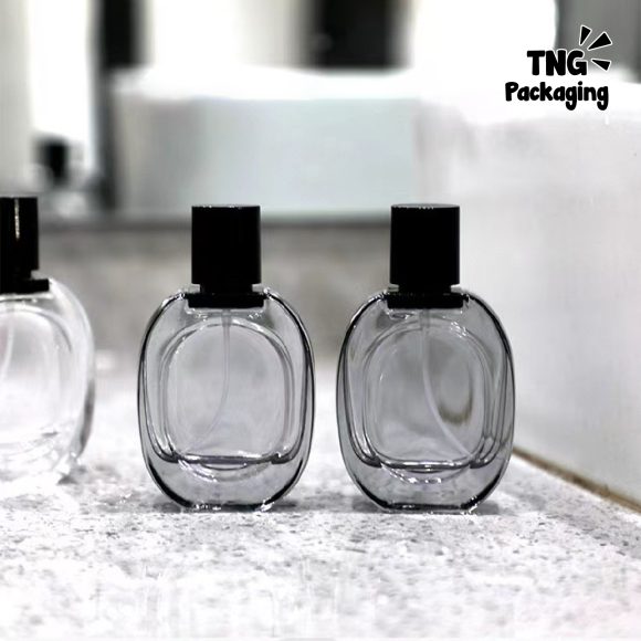 Botol Parfum Kaca Spray Hitam - 30ml - TNG Packaging : Kemasan skincare ...