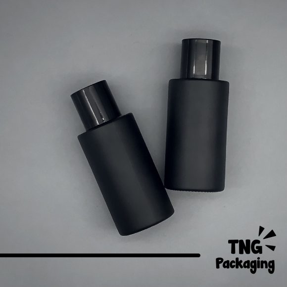 Botol Parfum Spray Hitam Gold - 50ml - TNG Packaging : Kemasan skincare ...