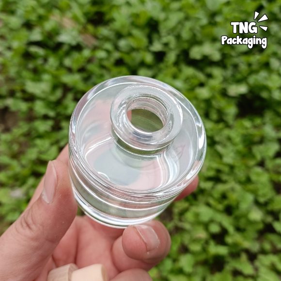 Botol Kaca Tutup Kayu - 50ml - TNG Packaging : Kemasan skincare, Wadah ...