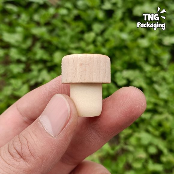 Botol Kaca Tutup Kayu - 50ml - TNG Packaging : Kemasan skincare, Wadah ...
