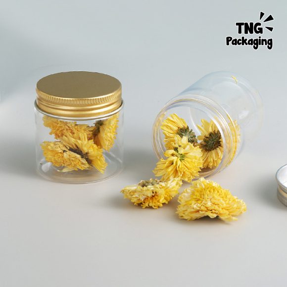 Jar Plastik Tutup Gold - 120ml - TNG Packaging : Kemasan skincare ...