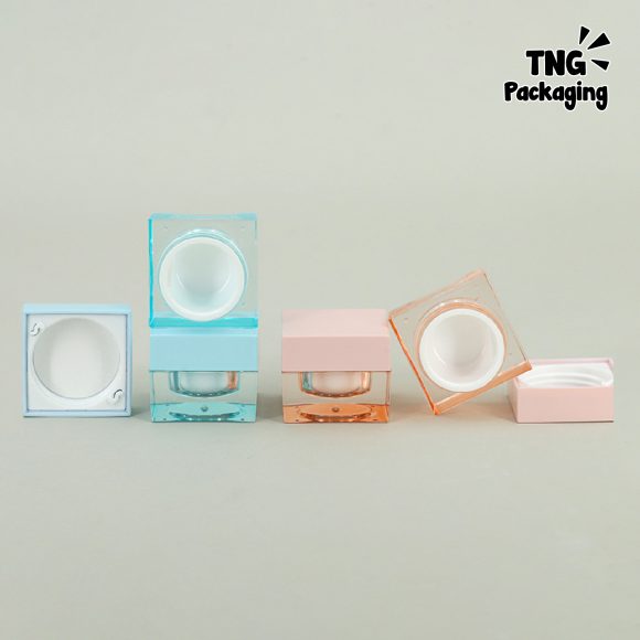 Pot Cream Acrylic Kotak - 5gr 10gr 15gr - TNG Packaging : Kemasan ...