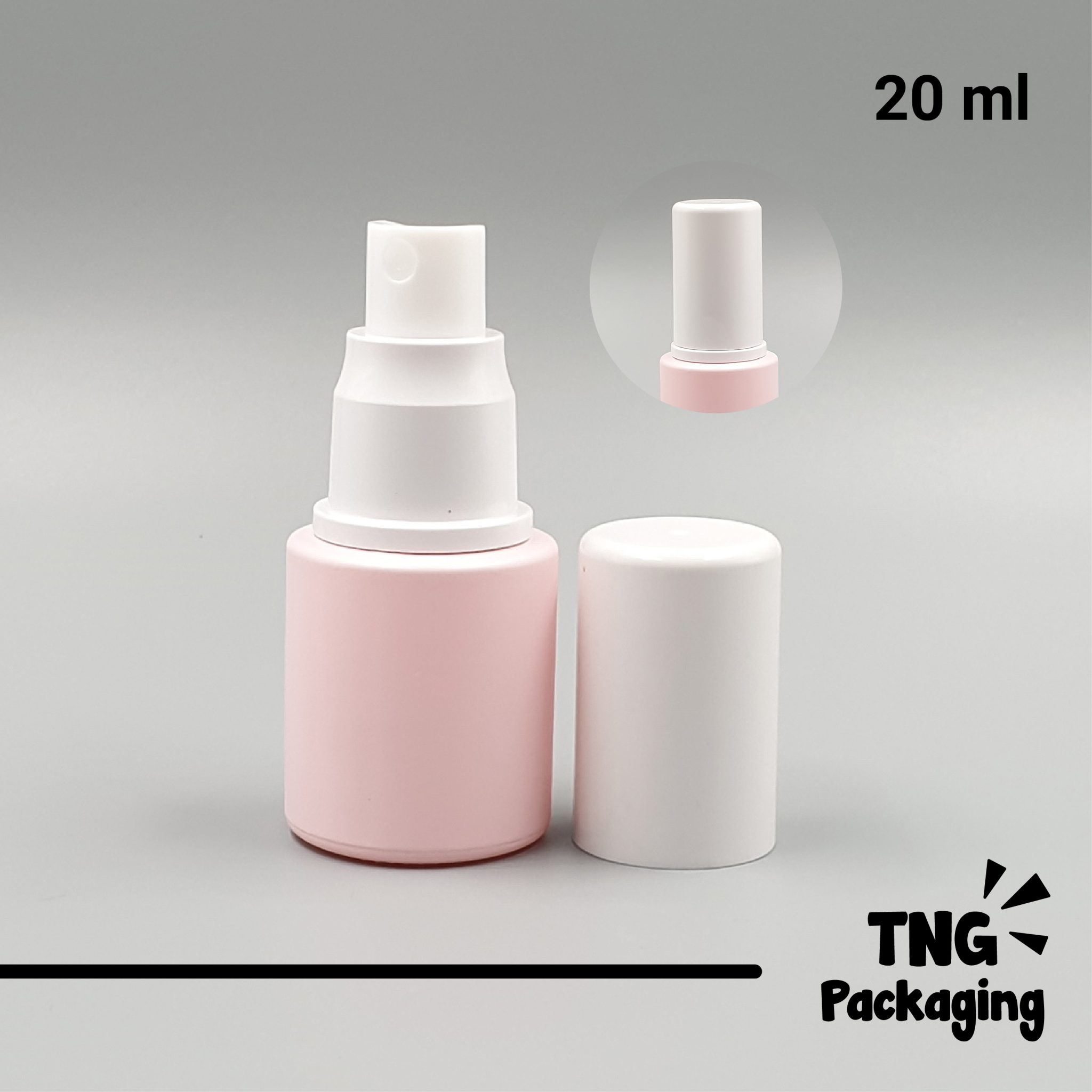 Botol Spray Kaca Pink - 20ml - TNG Packaging : Kemasan skincare, Wadah ...