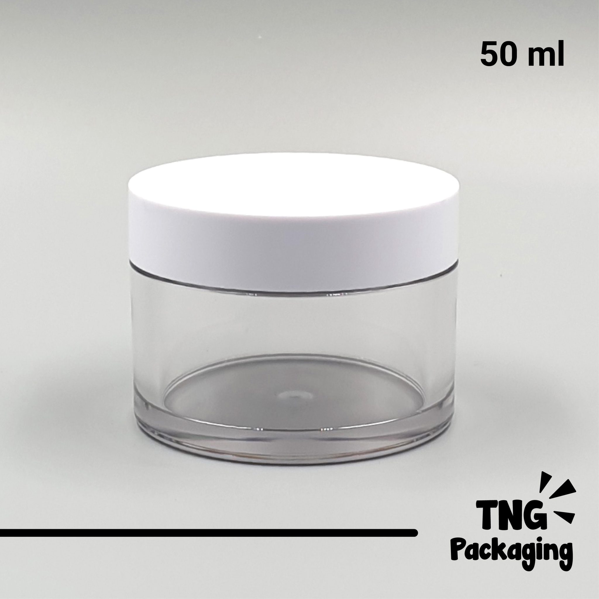Pot Akrilik Bening - 50ml - TNG Packaging : Kemasan skincare, Wadah ...