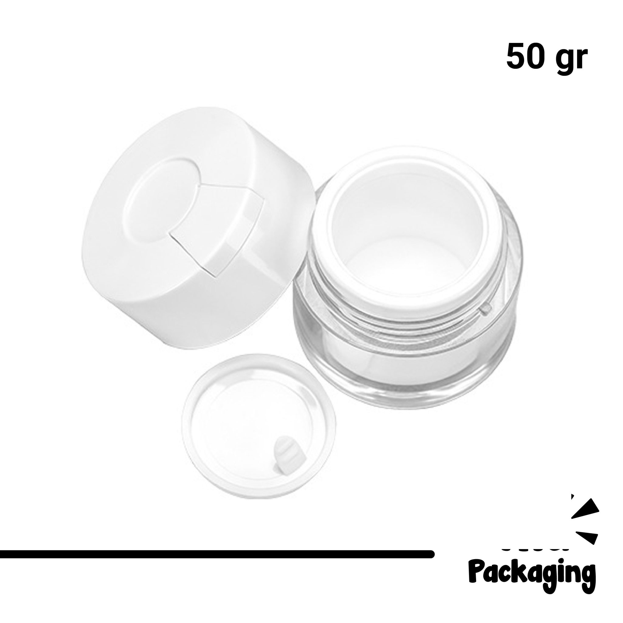 Pot Cream Arcylic - 50 gr - TNG Packaging : Kemasan skincare, Wadah ...