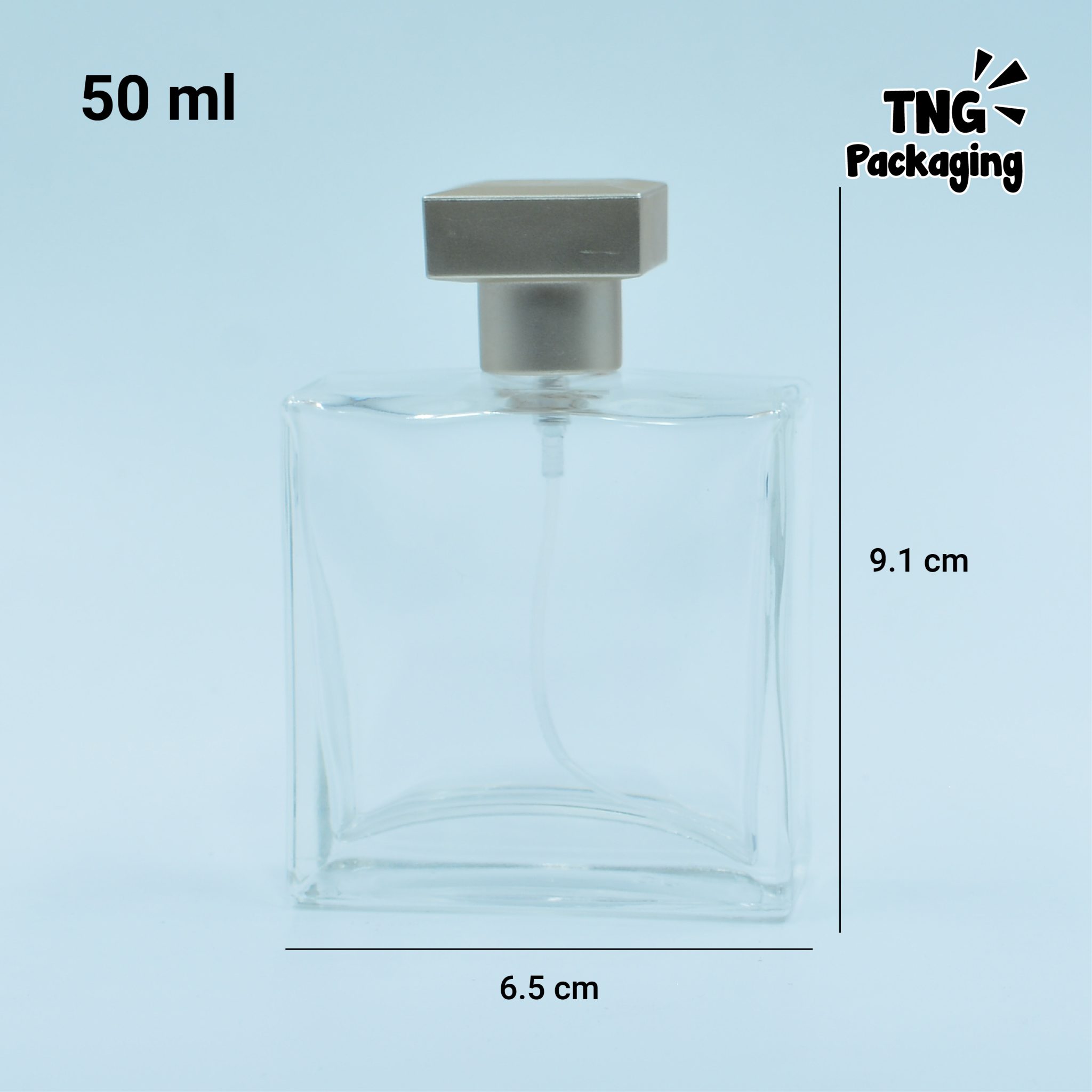 Botol Parfum Kotak - 25ml 50ml - TNG Packaging : Kemasan skincare ...