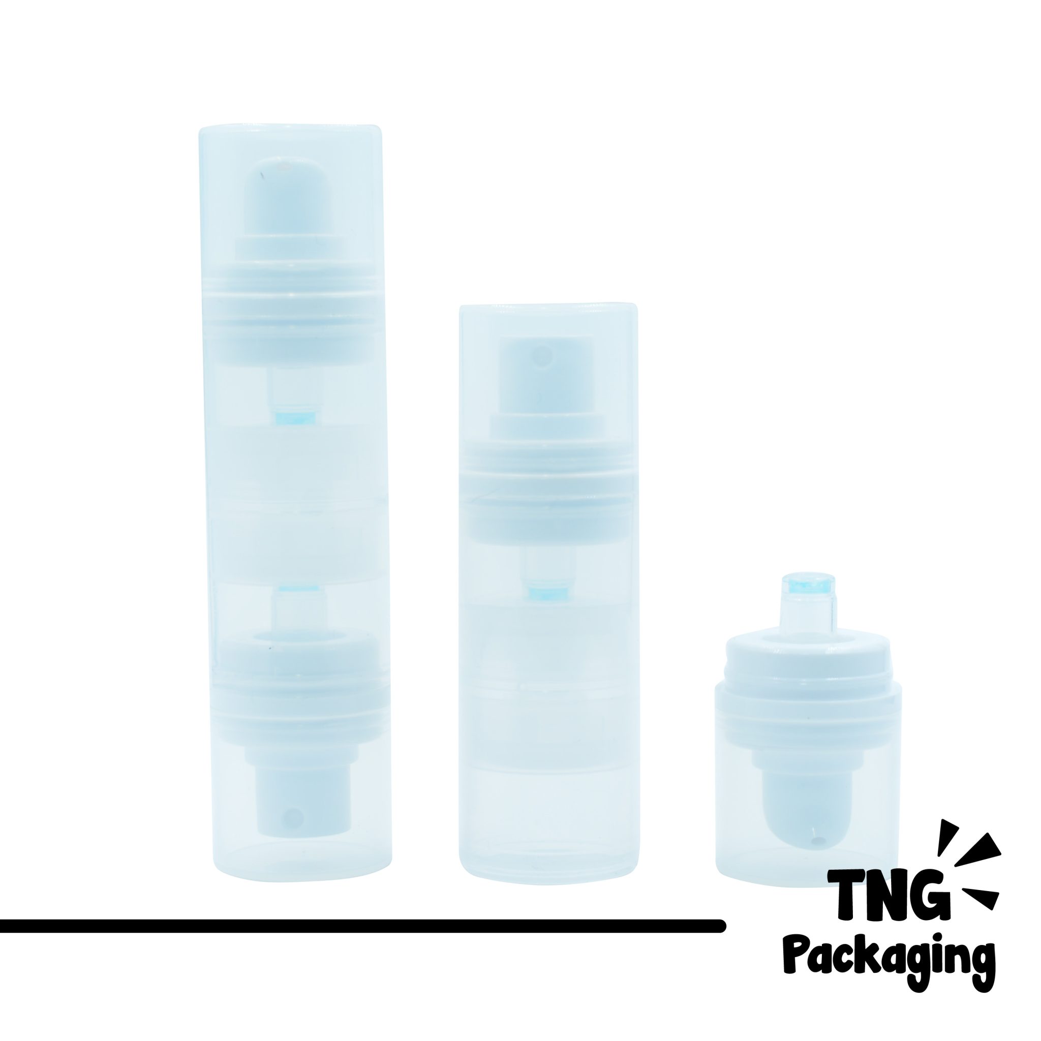 Botol Airless Pump Spray Tingkat - 5 + 5 ml - TNG Packaging : Kemasan ...