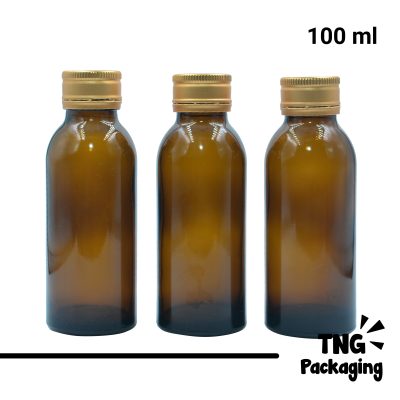Botol Kaca Amber - 100ml - TNG Packaging : Kemasan skincare, Wadah Kosmetik, Untuk Keperluan ...