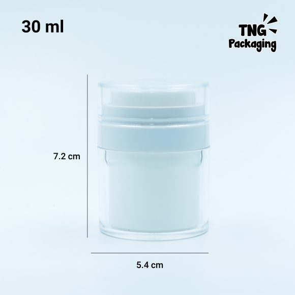 Pot Cream Airless Pump - 15ml 30ml 50ml 100ml - TNG Packaging : Kemasan ...