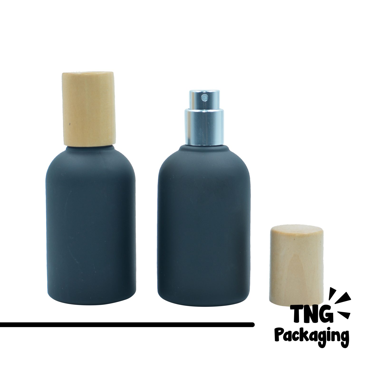 Botol Parfum Kaca Hitam - 30 ml - TNG Packaging : Kemasan skincare ...