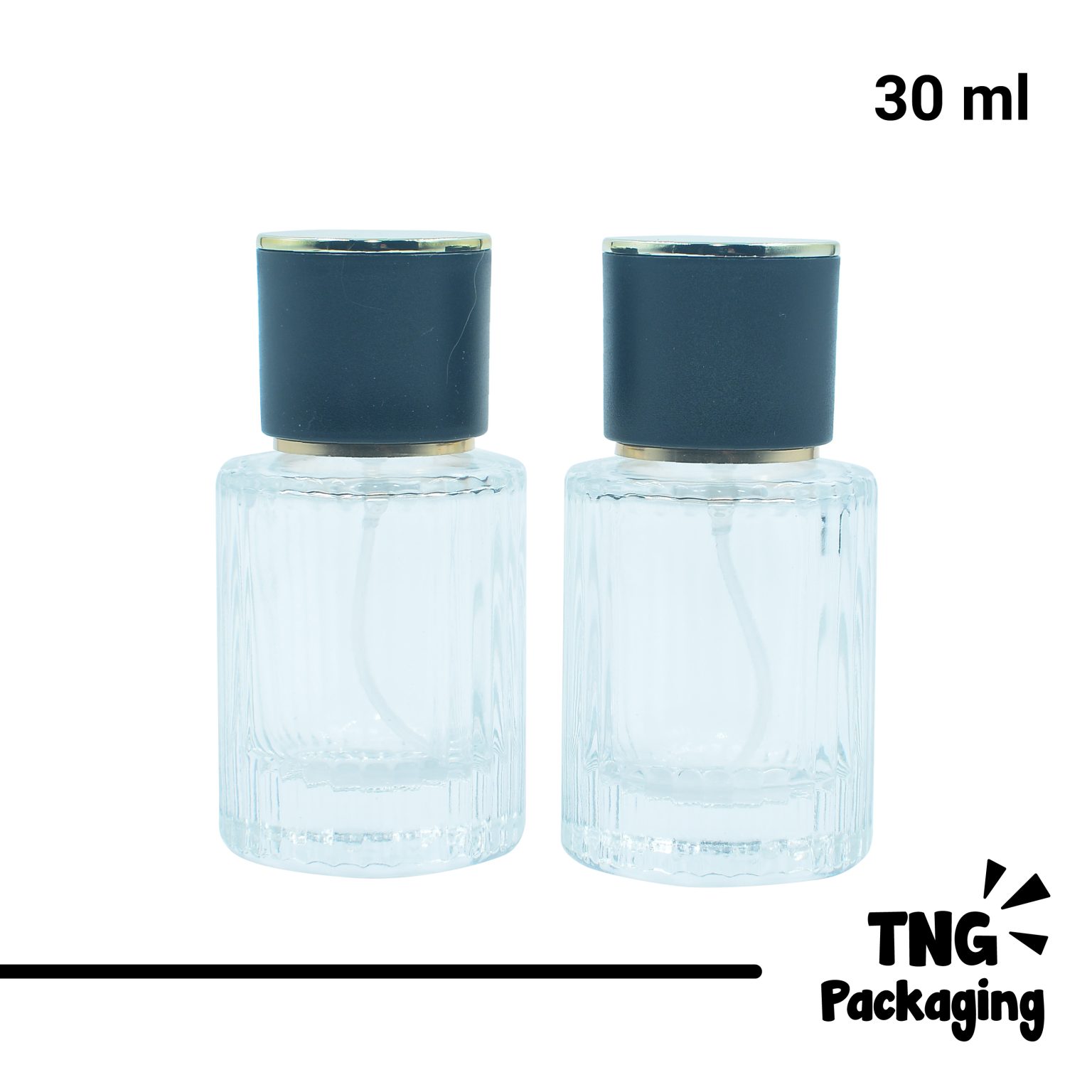 Botol Parfum Tutup Hitam - 30ml - TNG Packaging : Kemasan skincare ...