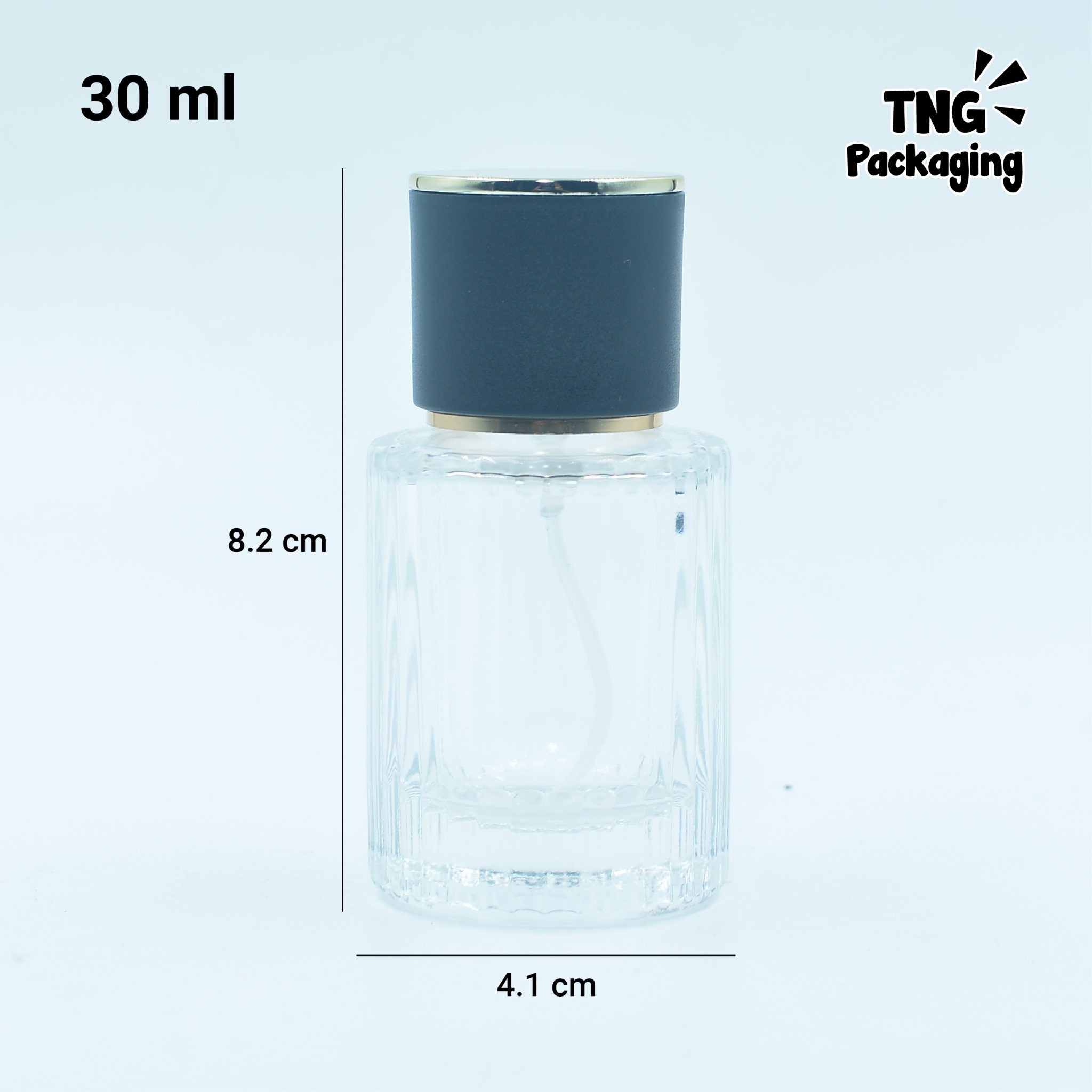 Botol Parfum Tutup Hitam - 30ml - TNG Packaging : Kemasan skincare ...