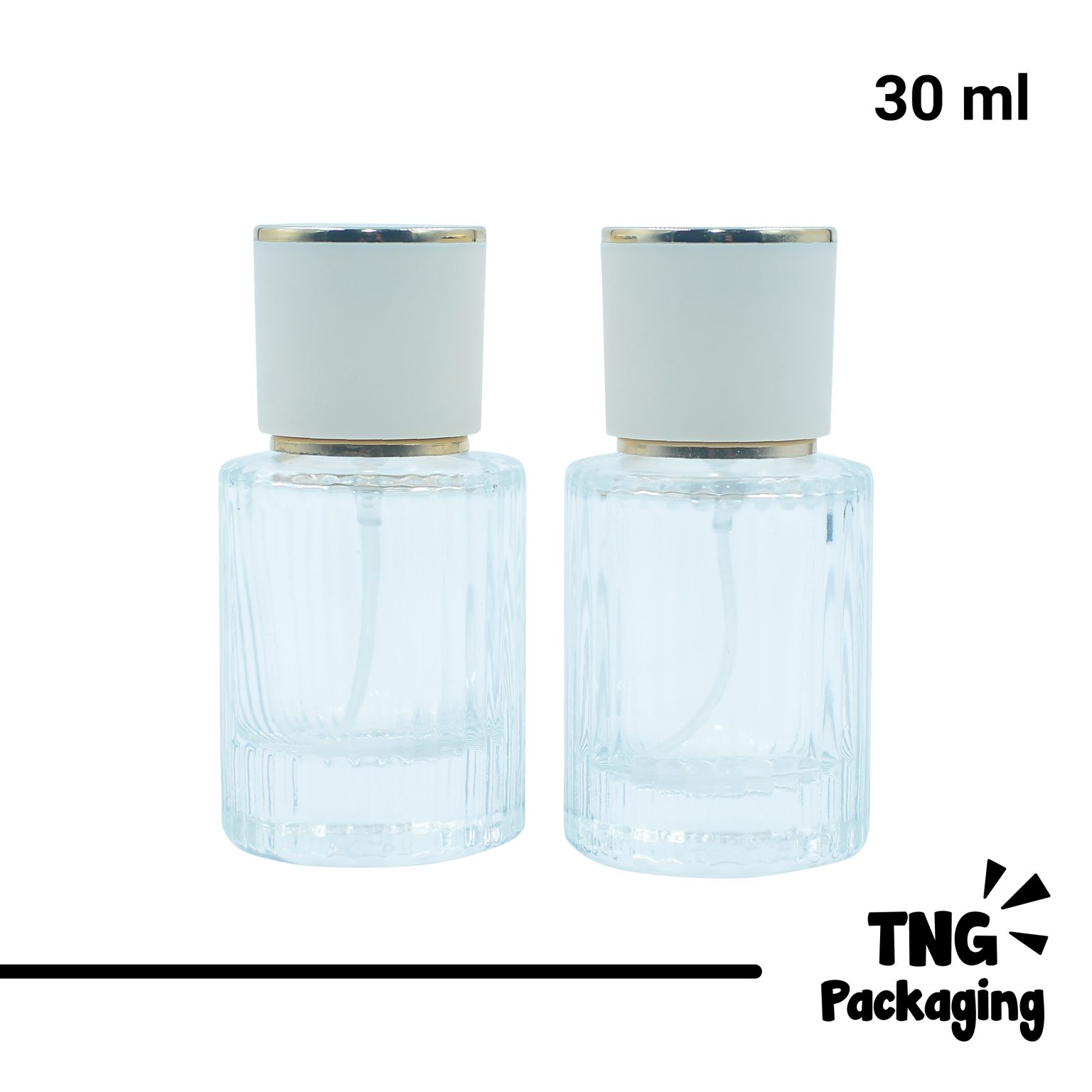 Botol Parfum Tutup Putih - 30 ml - TNG Packaging : Kemasan skincare ...
