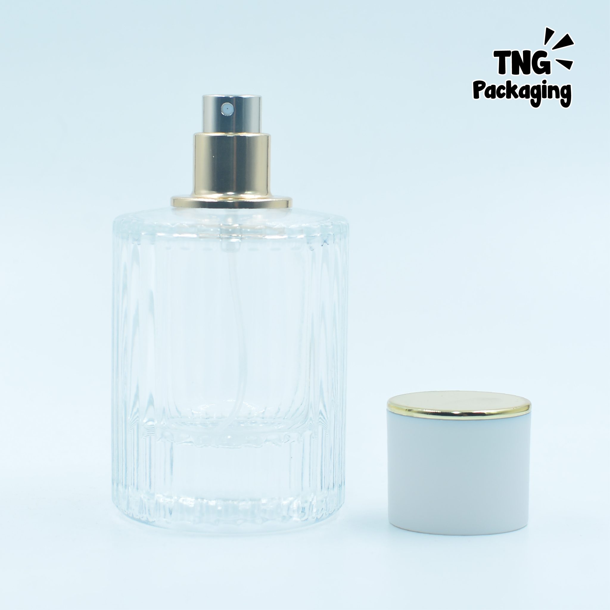 Botol Parfum Tutup Putih - 50 ml - TNG Packaging : Kemasan skincare ...