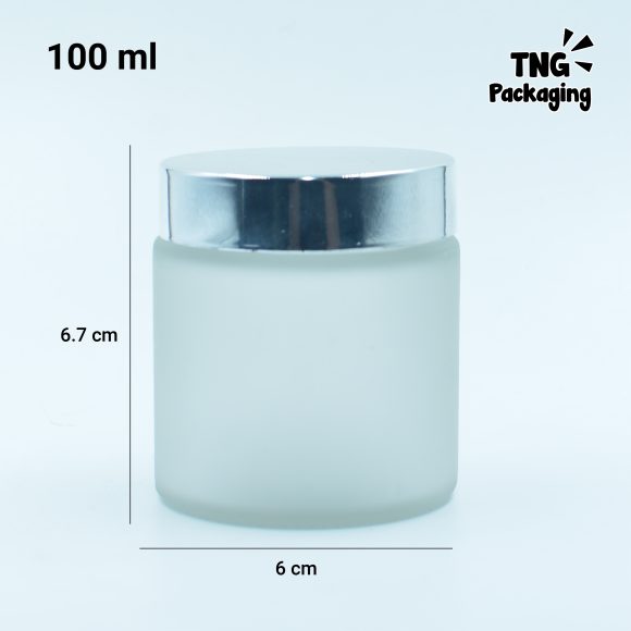 Pot Cream Kaca Frosted - 100 ml - TNG Packaging : Kemasan skincare ...