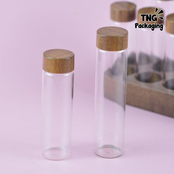 Tabung Kaca Rak Kayu 12 Tabung - TNG Packaging : Kemasan skincare ...