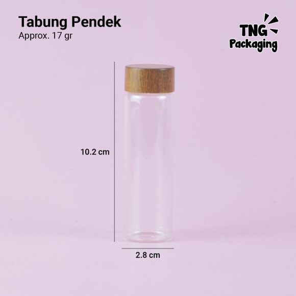 Tabung Kaca Rak Kayu 12 Tabung - TNG Packaging : Kemasan skincare ...