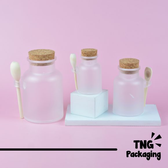 Botol Acrylic + Sendok - 100 ml 200 ml 500 ml - TNG Packaging : Kemasan ...