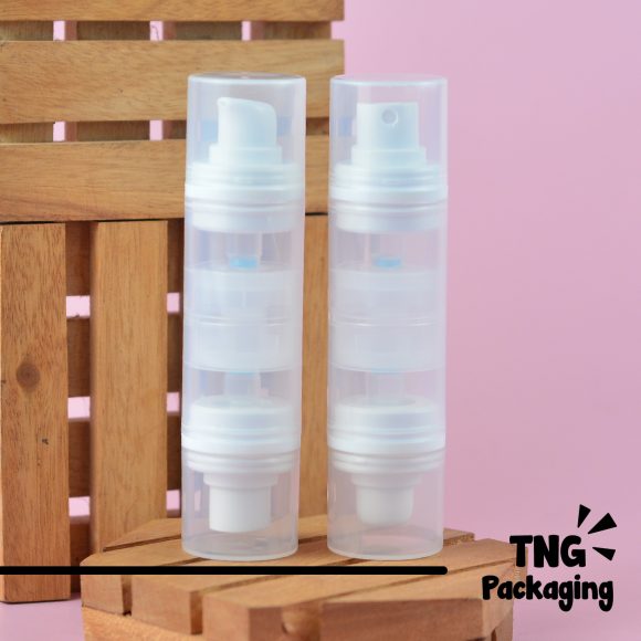 Botol Airless Pump Spray 5 ml + 5 ml - TNG Packaging : Kemasan skincare ...
