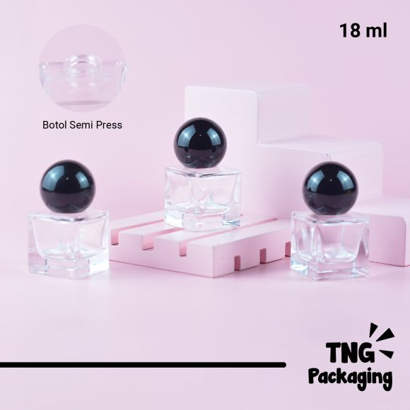 [SEMI PRESS] Botol Parfum Kotak Mini - 18 ml - TNG Packaging : Kemasan ...