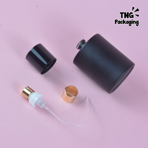 [SEMI PRESS] Botol Parfum Hitam Tutup Tabung - 50 ml - TNG Packaging ...