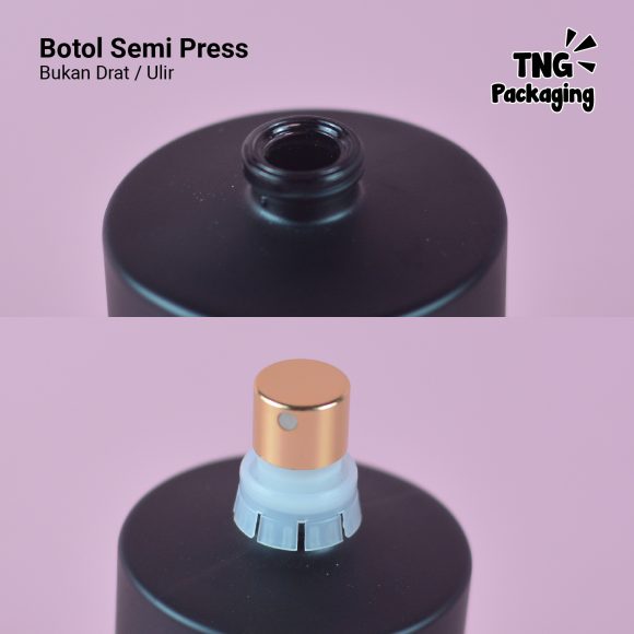 [SEMI PRESS] Botol Parfum Hitam Tutup Kayu - 50 ml - TNG Packaging ...